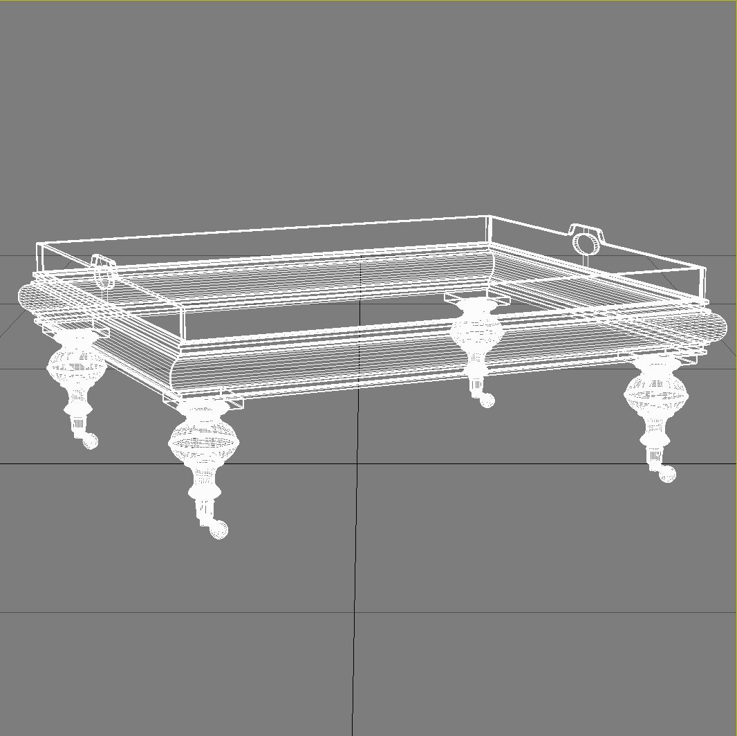 Ralph Lauren New Bohemian Cocktail Table - 3D Model for VRay