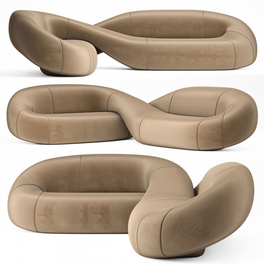Natuzzi Infinito Sofa 3D Model for VRay | CGMood