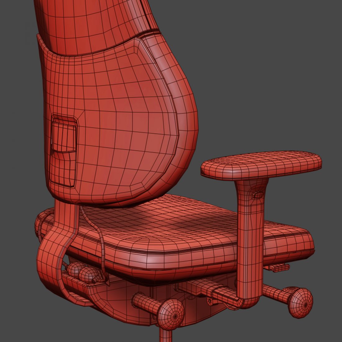 Orangebox - Office Chair Flo - 3D Model for VRay, Corona