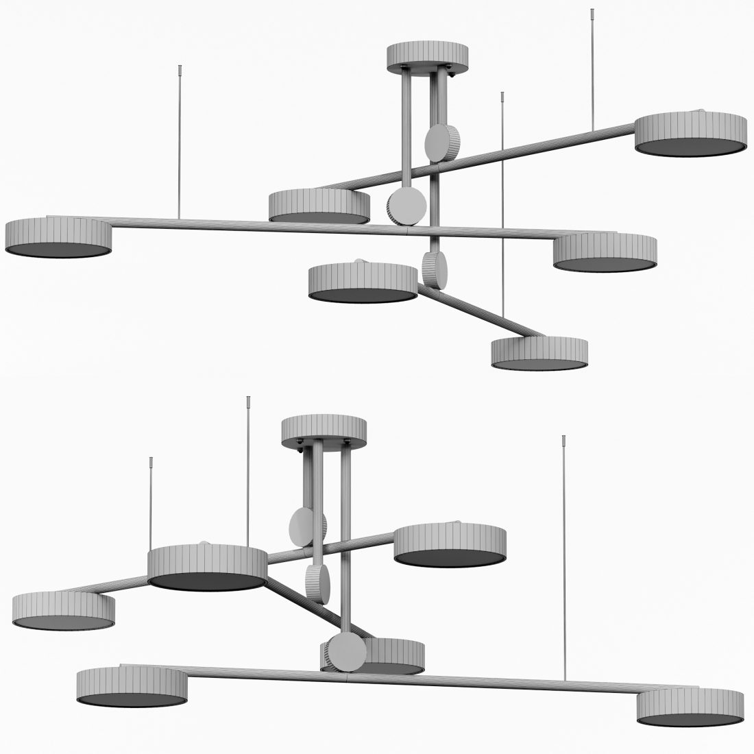 Lampatron Technum Led Pendant Light - 3D Model for VRay, Corona