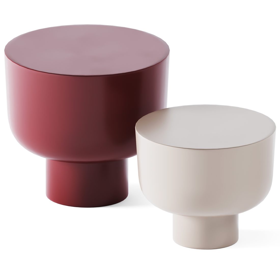 Tambor Coffee Tables By Cb2 - 3D Model for Corona