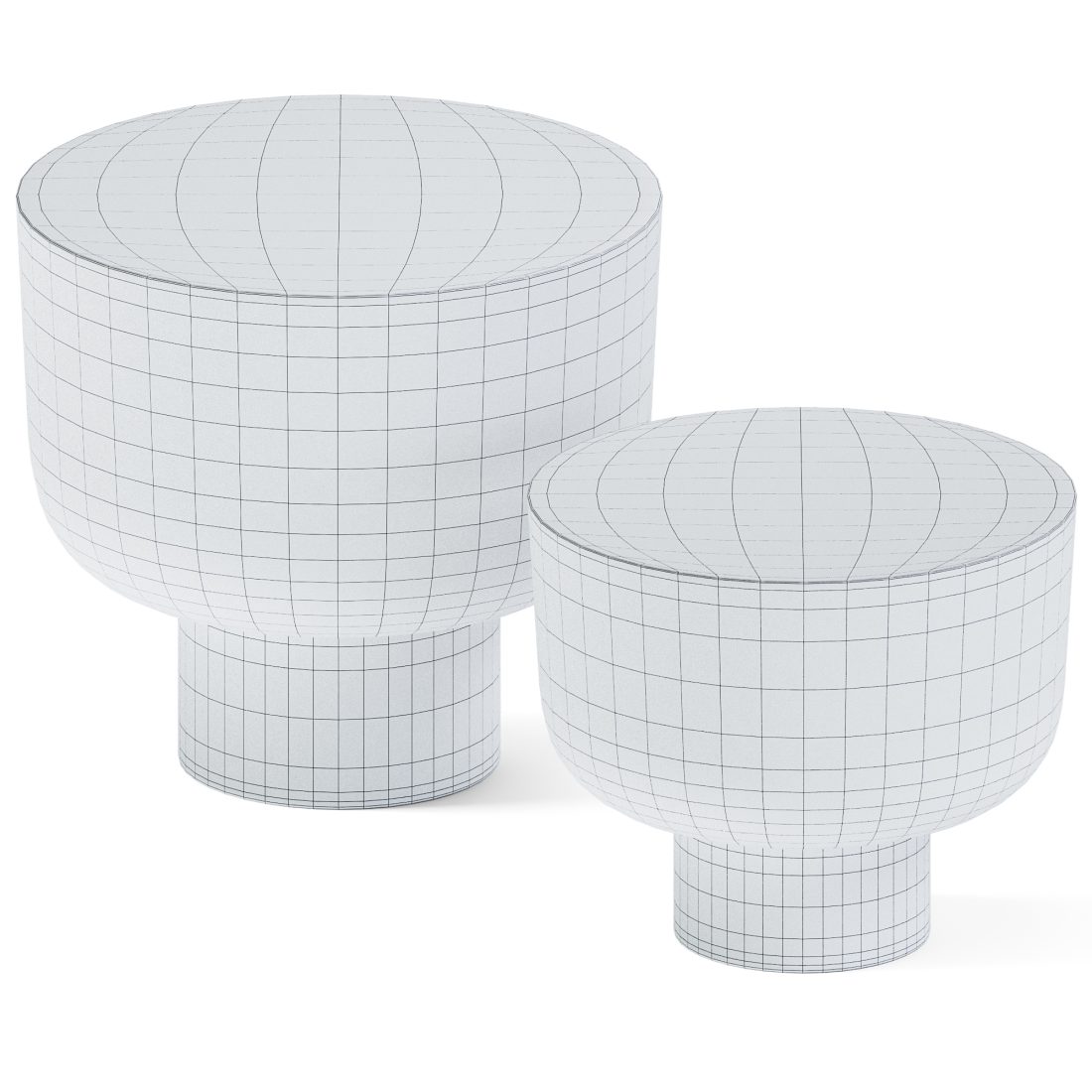Tambor Coffee Tables By Cb2 - 3D Model for Corona