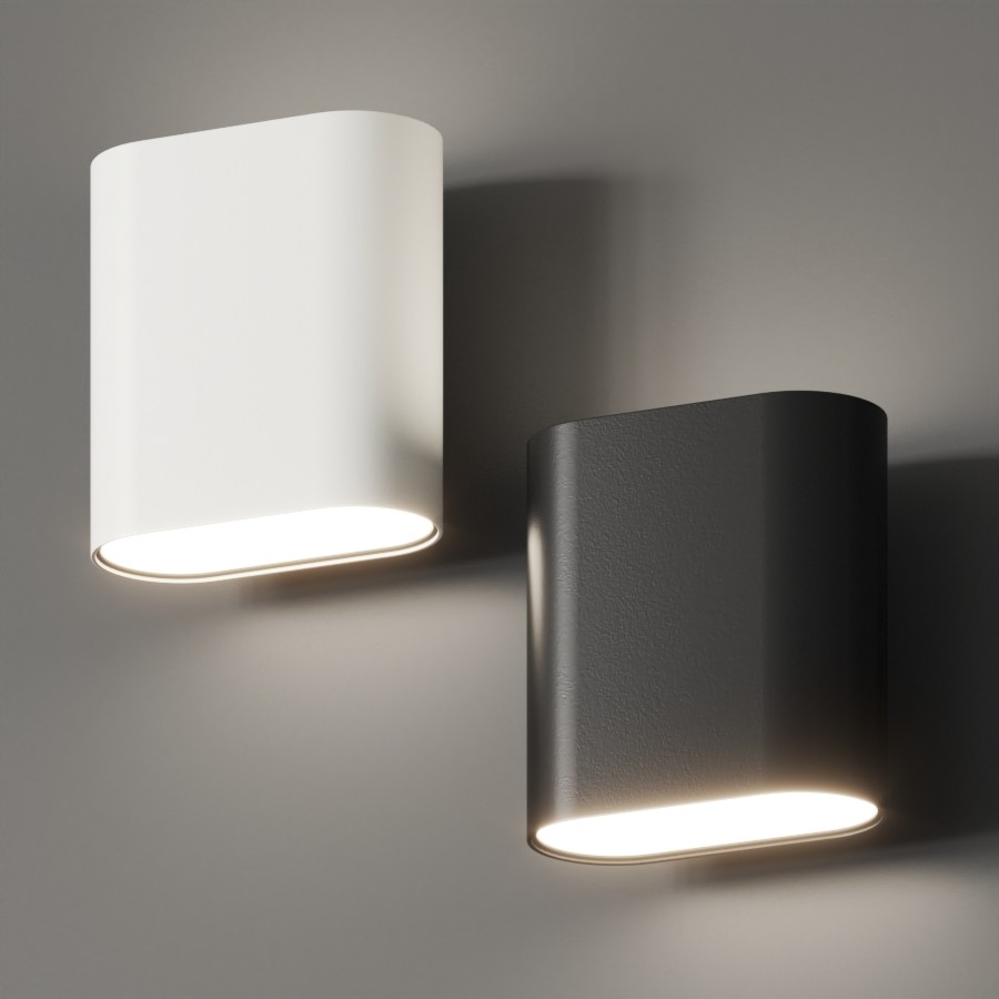 Duell Ip44 Wall Lamp By Modular Lighting Instrumen - 3D Model for VRay ...