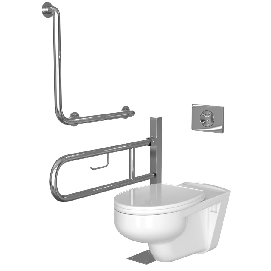 Toilet For People With Disabilities 3D Model for VRay, Corona | CGMood