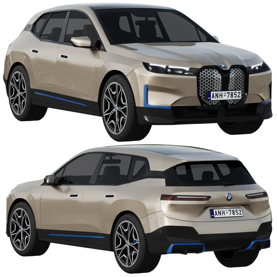 BMW IX - 3D Model for Corona