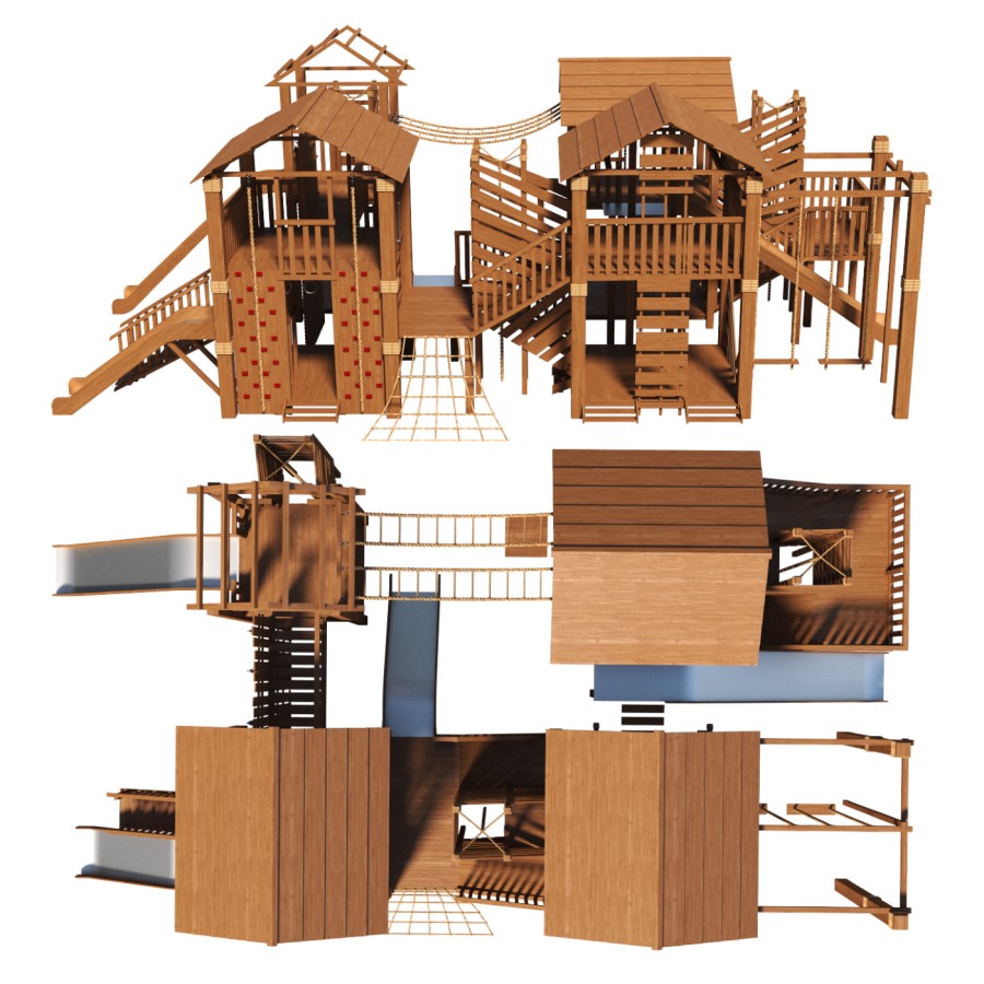Playground - 3D Model for VRay
