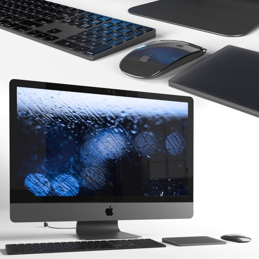 Imac Pro-2017 - 3D Model for VRay, Corona