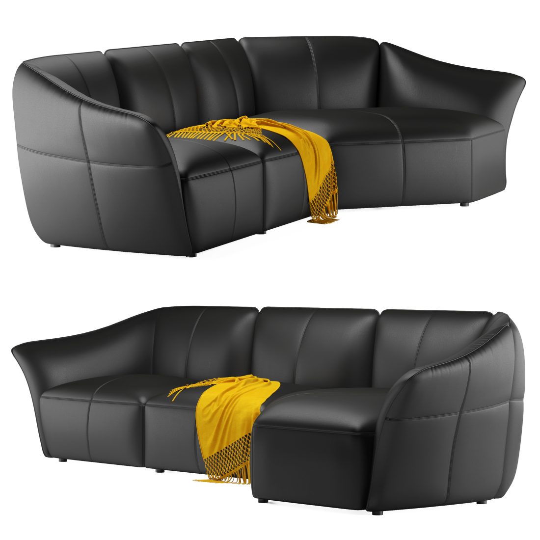 Sofa Natuzzi Italia Timeless № 2 - 3D Model for VRay