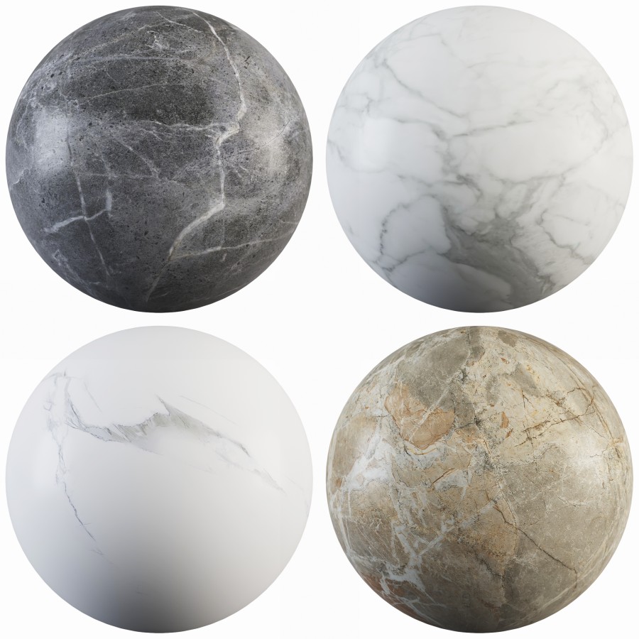 Collection Marble 41 - 3D Model for VRay