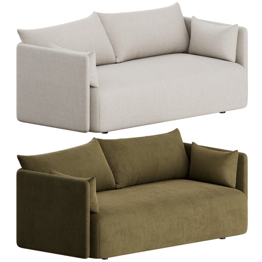 Offset Sofa 2 Seater By Menu - 3D Model for Corona