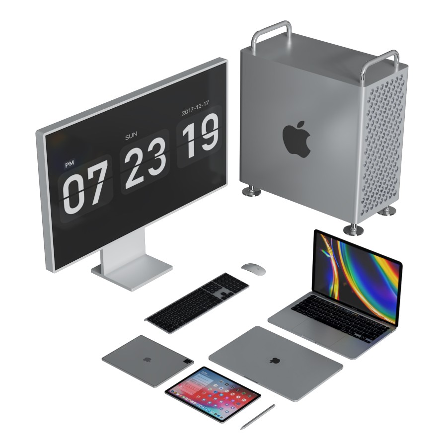Apple Set 04 3D Model for Corona | CGMood