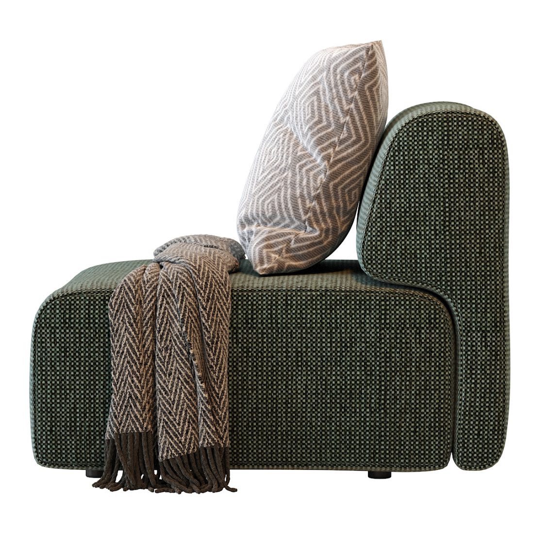 Duo Mini Armchair - 3D Model for Corona