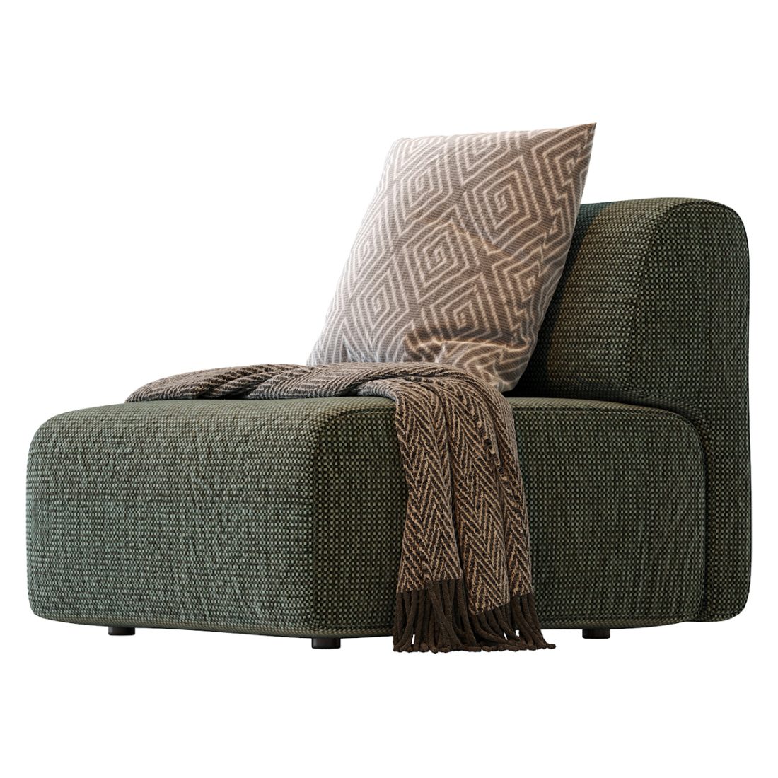 Duo Mini Armchair - 3D Model for Corona