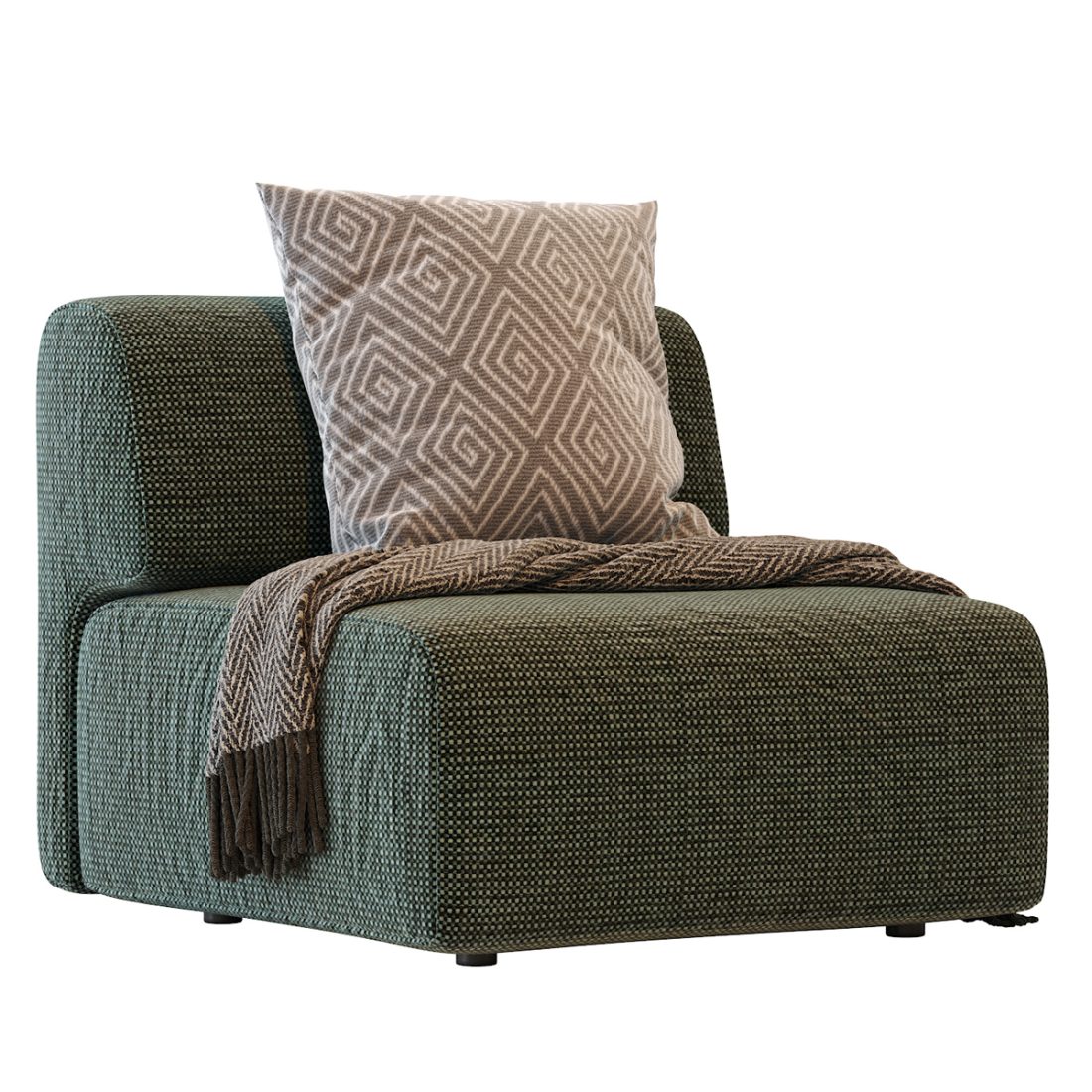 Duo Mini Armchair - 3D Model for Corona