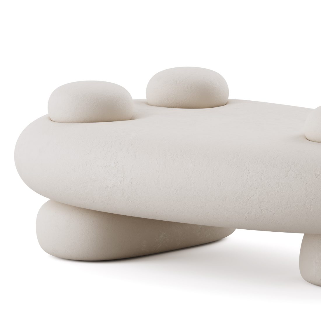 Faye Toogood Maquette 143 Clay Coffee Table 3D Model for VRay, Corona ...
