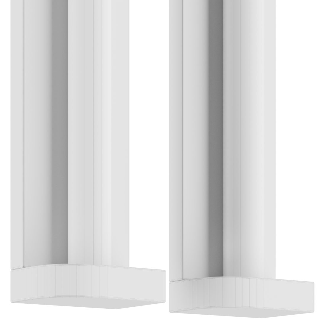 Rounded Corner Wall Lamp 3D Model for Corona | CGMood