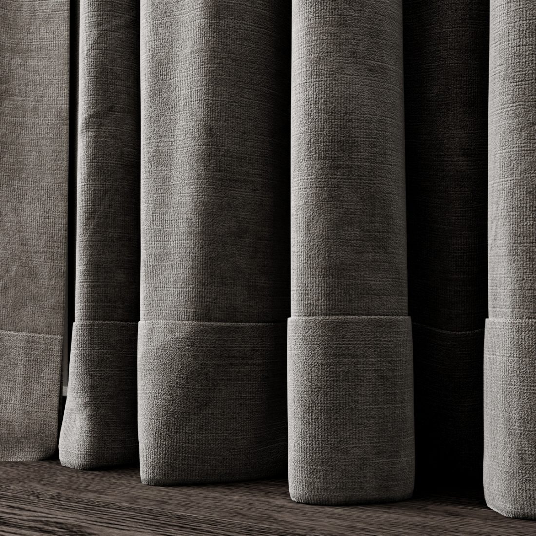 Curtains 2 - 3D Model for VRay, Corona