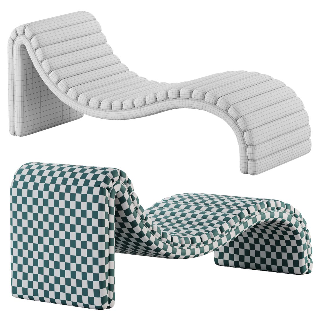 Eichholtz Chaise Lounge Pioneer 3D Model for Corona | CGMood