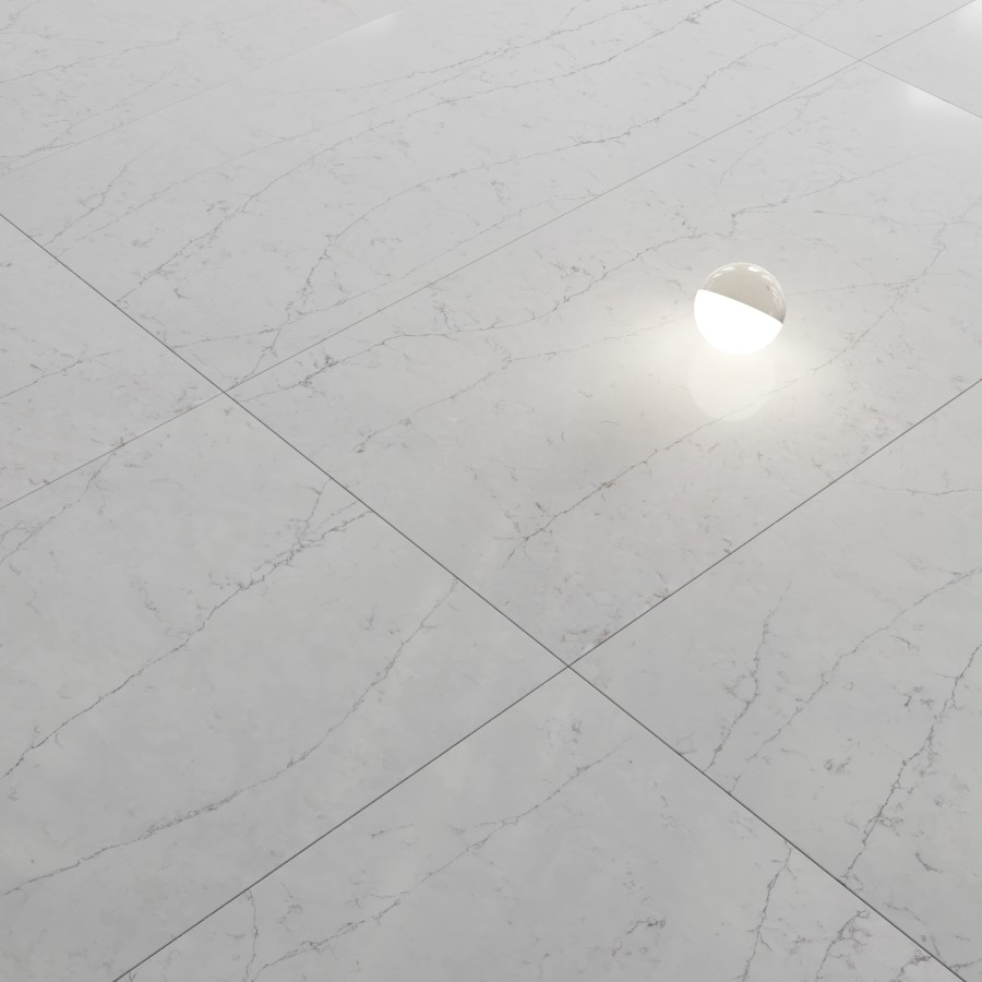 White Pearl - Polished Quartz - 3D Model for