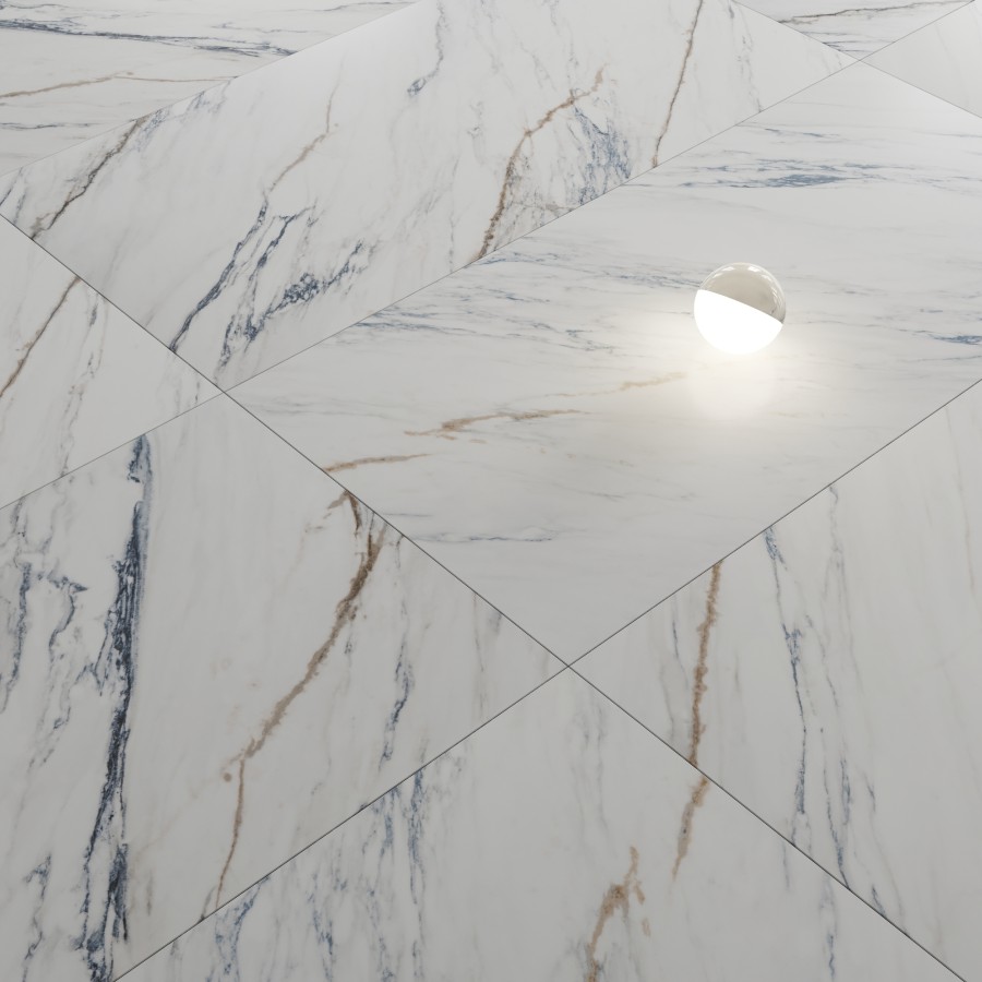 Lucerne White - Polished Quartz Material | CGMood