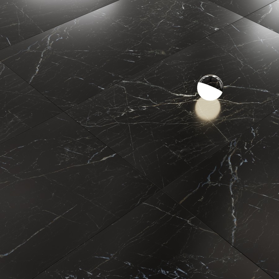 Nachtmar Black - Polished Quartz - 3D Model for