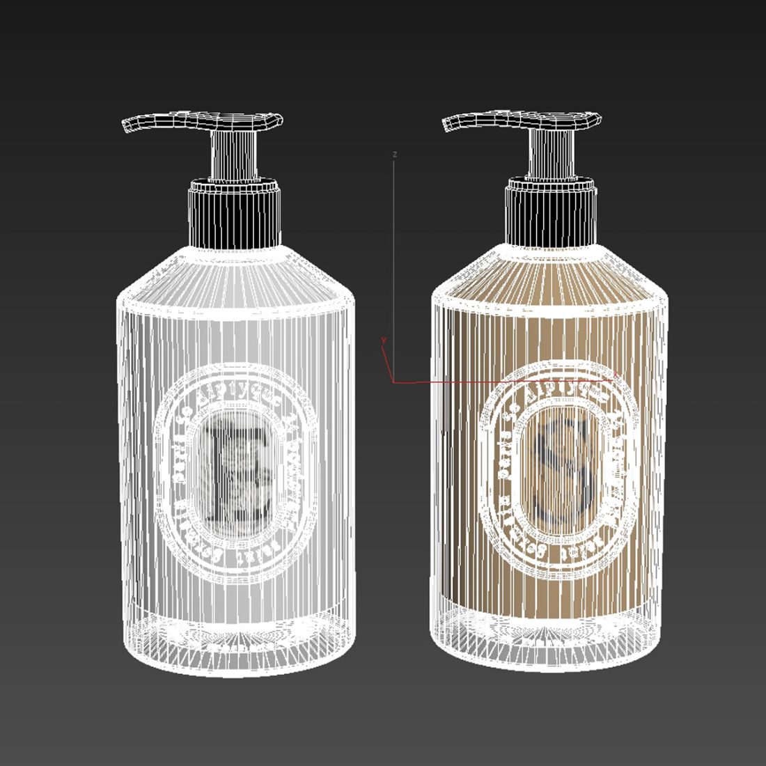 End Clothing Diptyque Velvet Hand Lotion 3D Model for Corona | CGMood