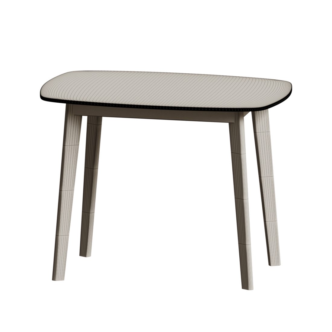 Rectangular Dining Kitchen Table Onto Vincenzo 100 - 3D Model for Corona