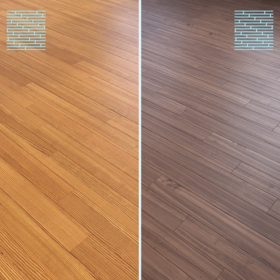 Parquet - Laminate - Wooden Floor 2 In 1 3D Model for VRay, Corona ...