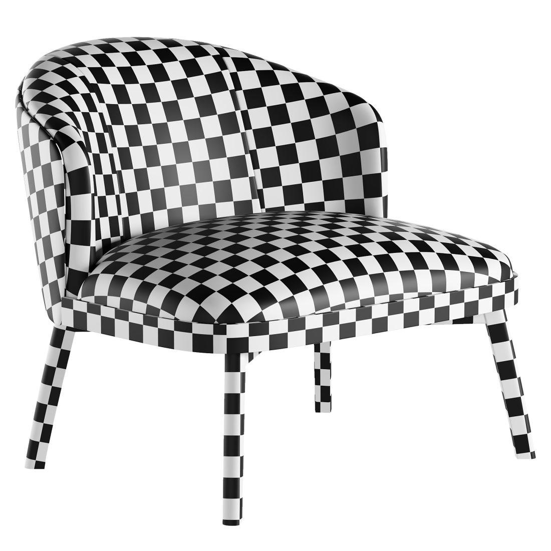 Nelly Armchair - 3D Model for Corona