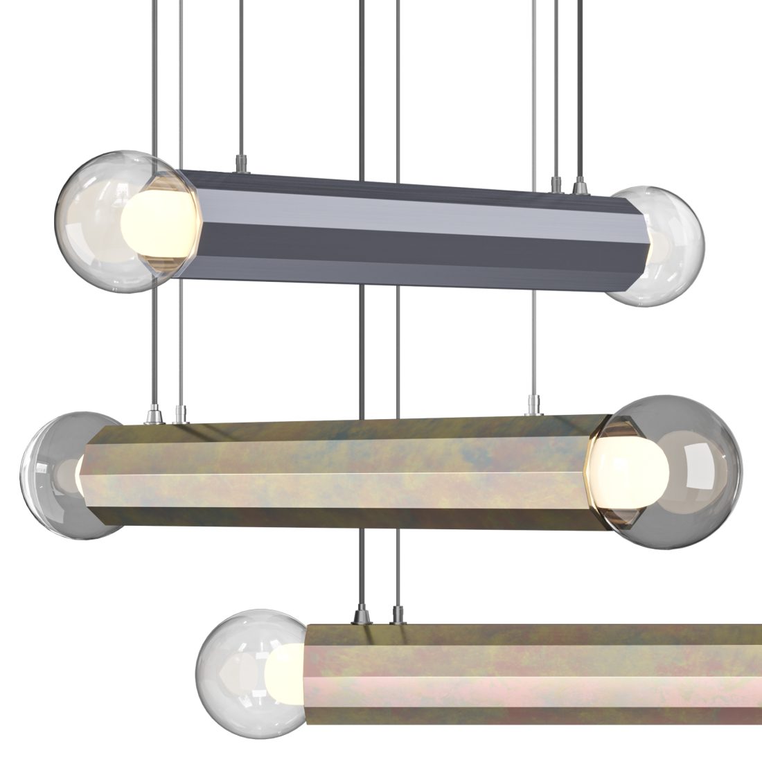 Brokis Prisma Double | Hanging Lamp 3D Model for Corona | CGMood