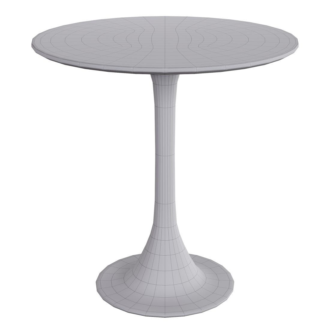 Black Lacquer Table - 3D Model for Corona