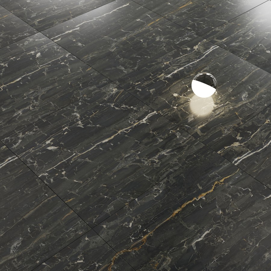 Leonardo Black - Polished Marble Material | CGMood
