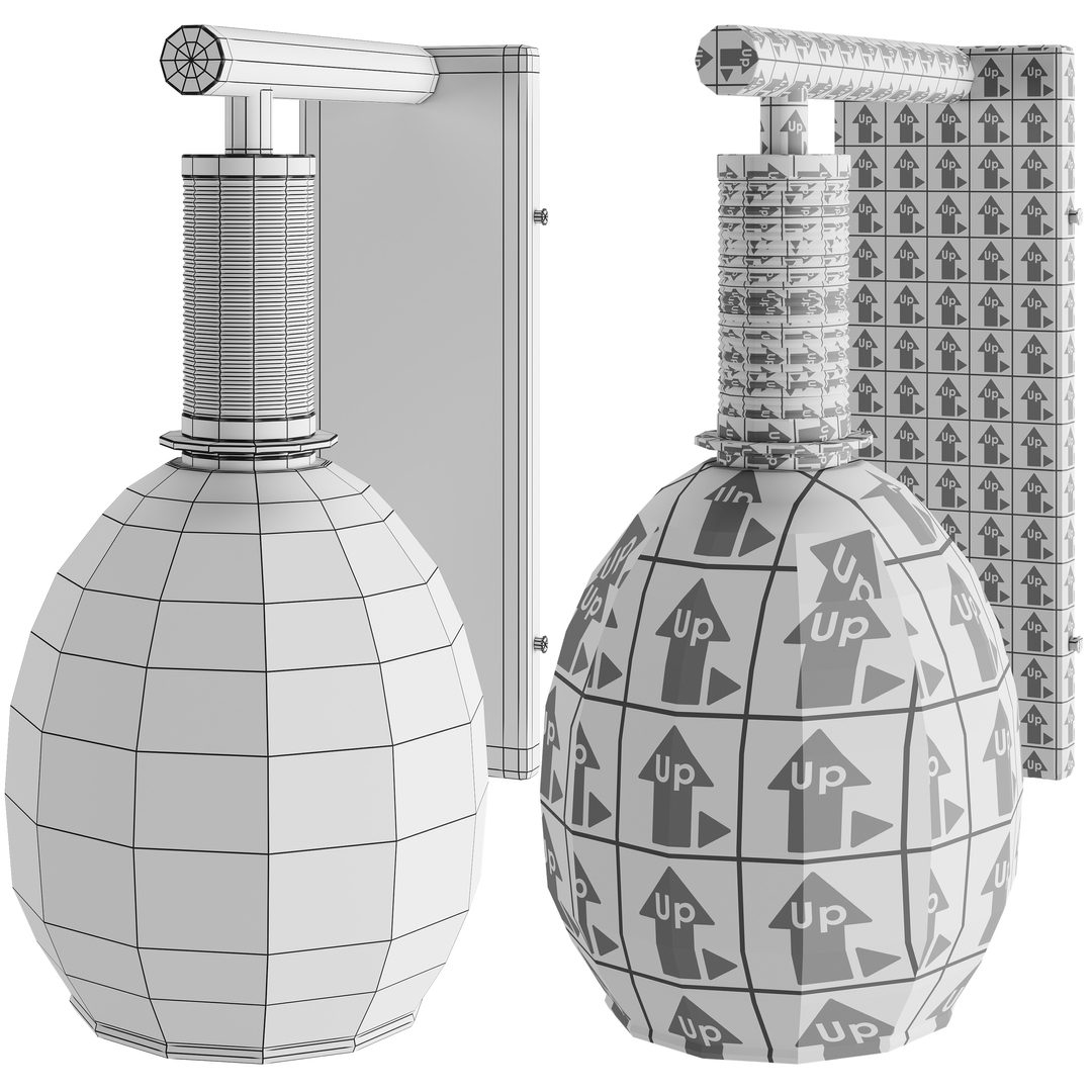 Palecek Bronson Wall Sconce 3D Model for Corona | CGMood