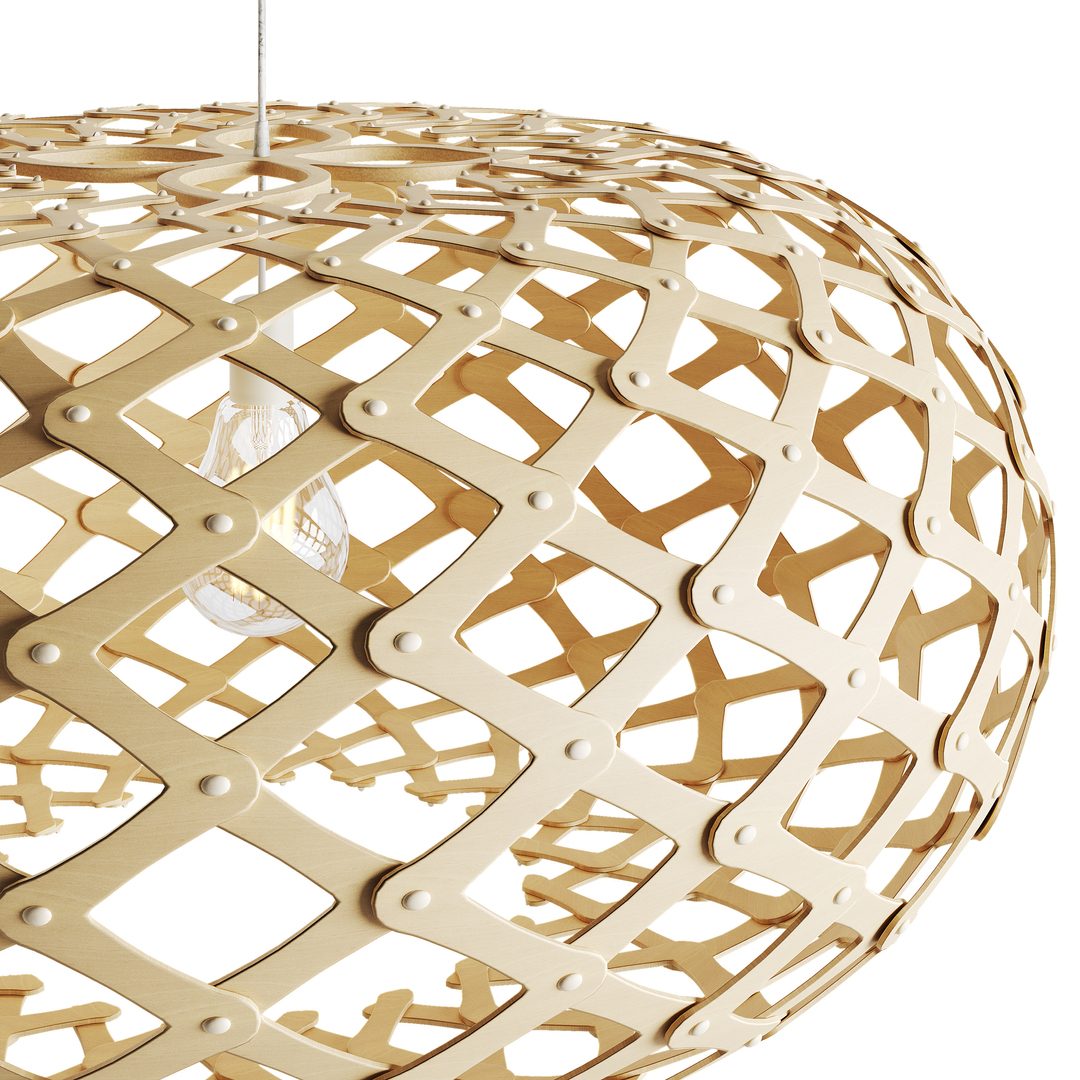 David Trubridge Kina Pendant Light - 3D Model for Corona