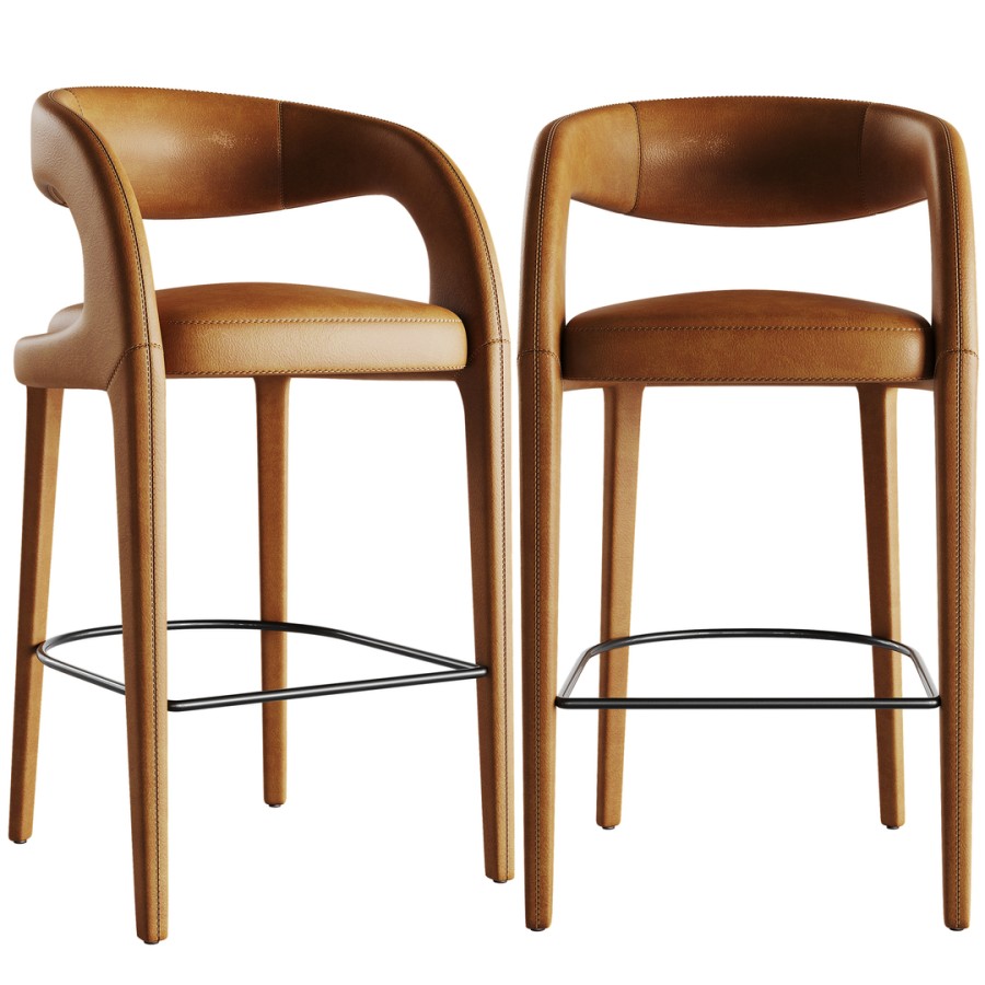 Four Hands Hawkins Bar Stool 3D Model for Corona | CGMood