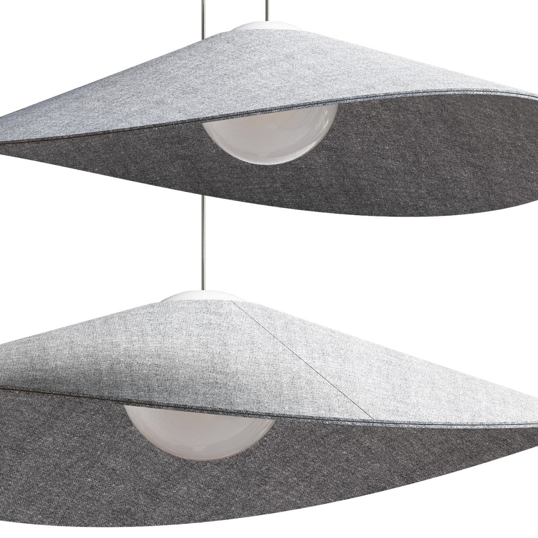 Bola Felt Pendant - 3D Model for VRay