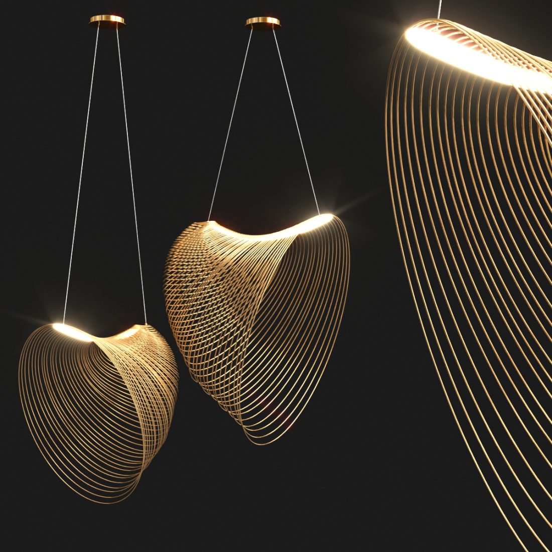 Luceplan Illan - 3D Model for VRay