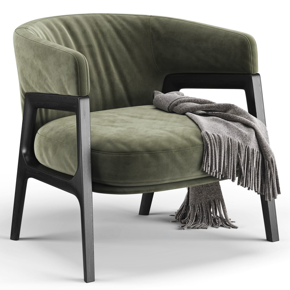 Duo Armchair - 3D Model for VRay