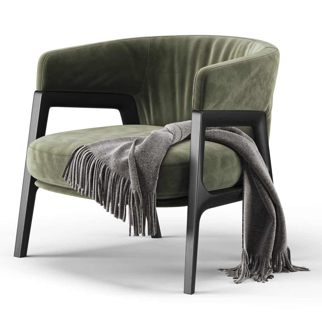 Duo Armchair - 3D Model for VRay