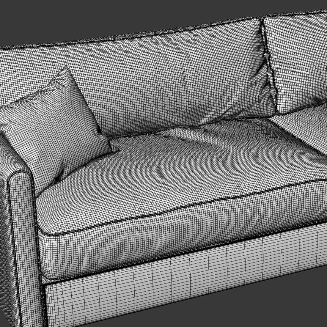 Malea Sofa 3D Model for VRay | CGMood