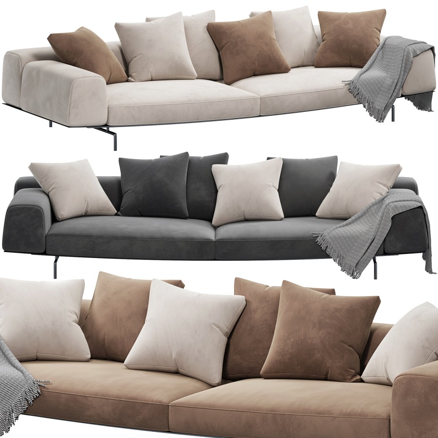 Sumo Sofa By Livingdivani - 3D Model for Corona