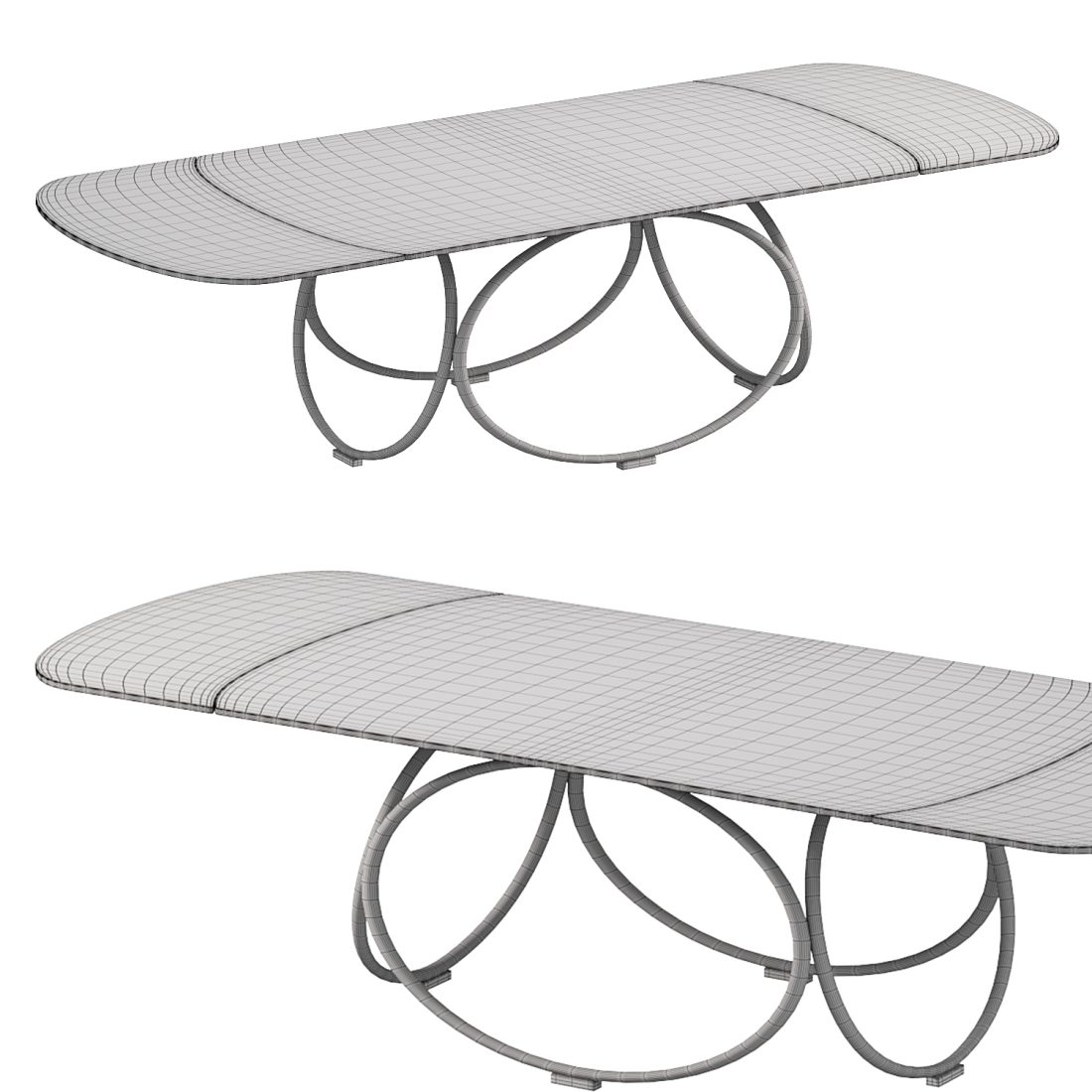 Louis Table By Bontempi Casa - 3D Model for Corona