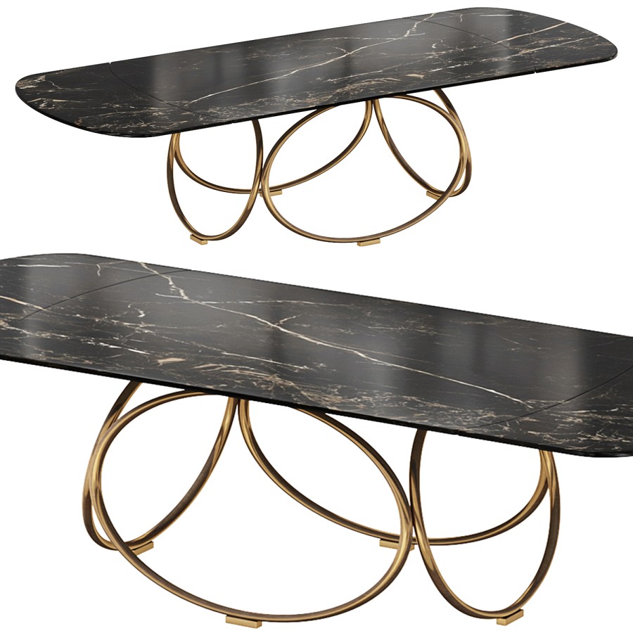 Louis Table By Bontempi Casa - 3D Model for Corona