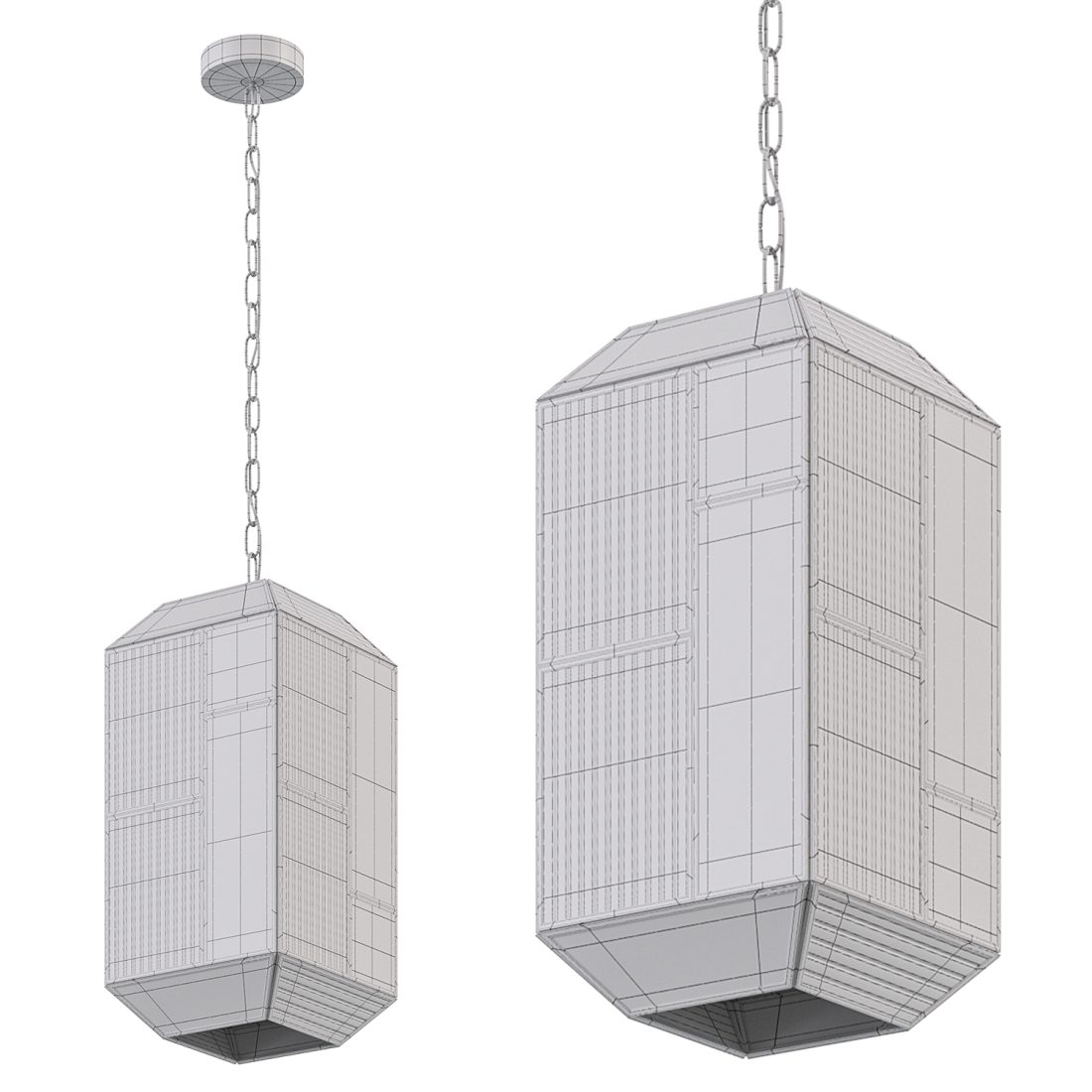 Bardolph Pendant By Currey And Company - 3D Model for Corona