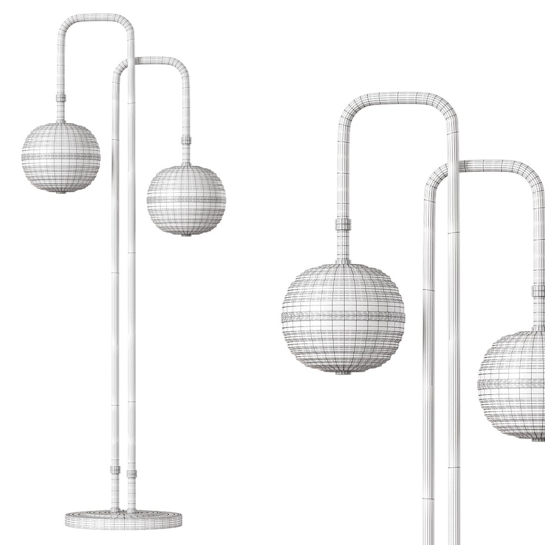 Miles Floor Lamp By Mezzo Collection 3D Model for Corona | CGMood