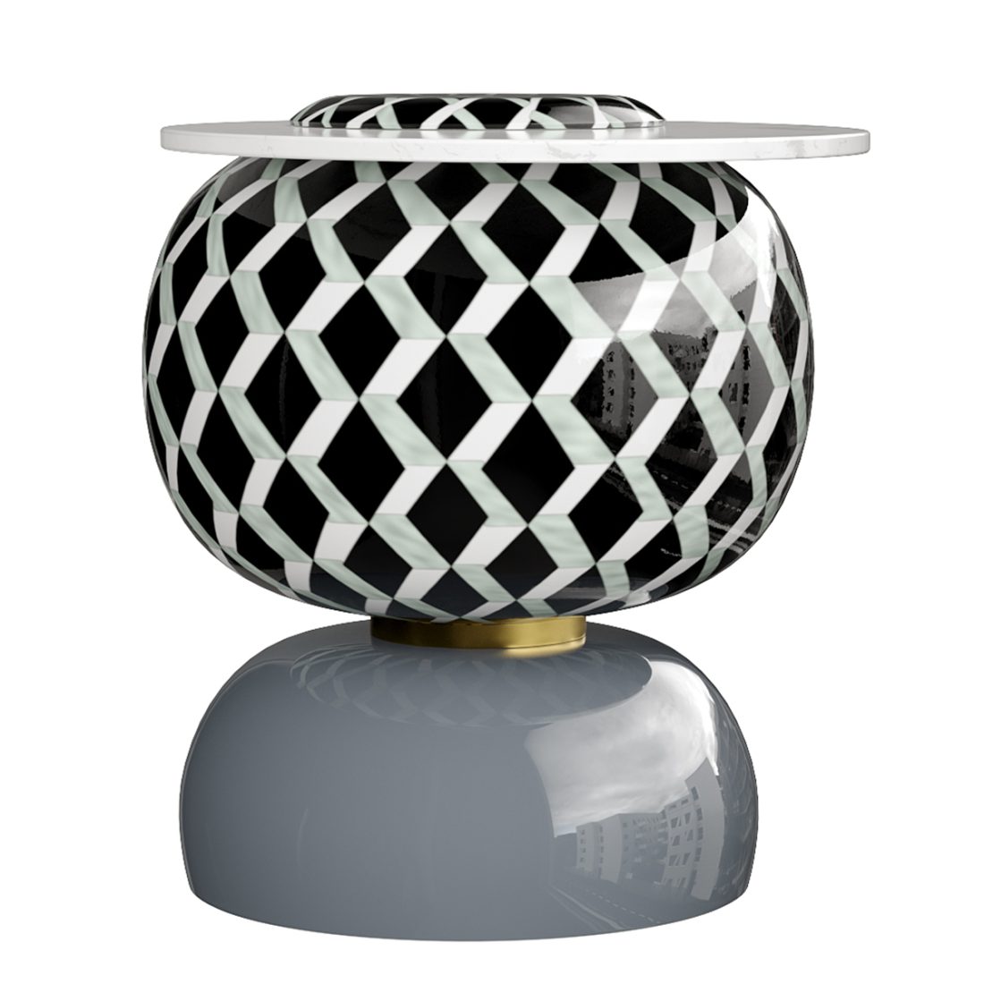 Sayargaribeh Gentlemen Table Grey 3D Model for Corona | CGMood