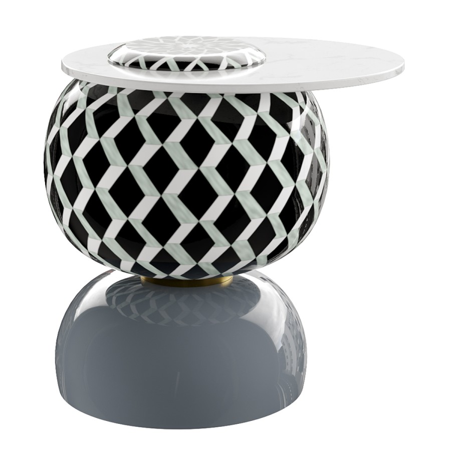 Sayargaribeh Gentlemen Table Grey 3D Model for Corona | CGMood