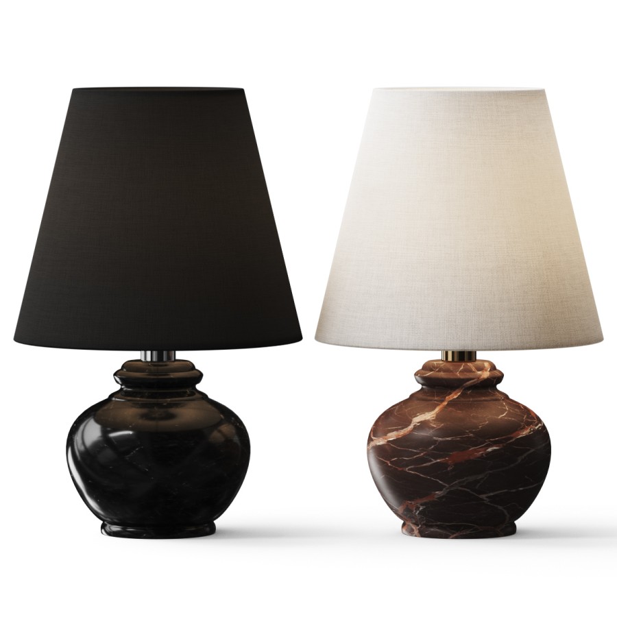 Lulu And Georgia Benicio Mini Table Lamp - 3D Model for VRay, Corona