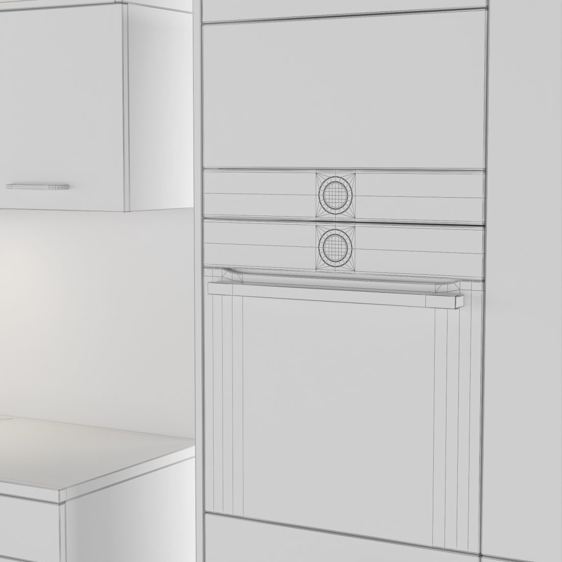 Kitchen 11 Fabia Alina Rena 3D Model for VRay, Corona | CGMood