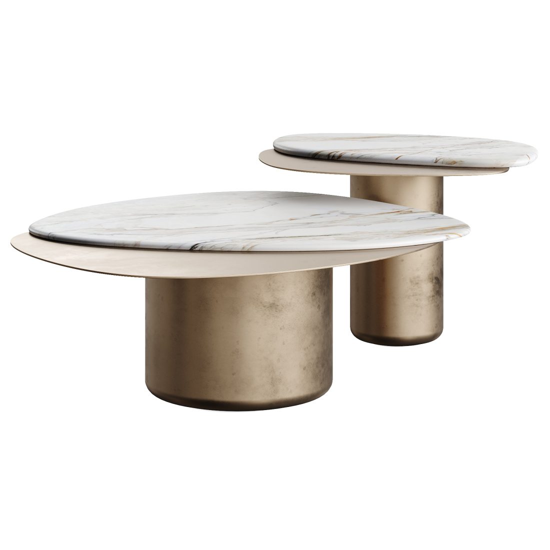 Natuzzi Italia Splash Coffee Table 3D Model for VRay, Corona | CGMood